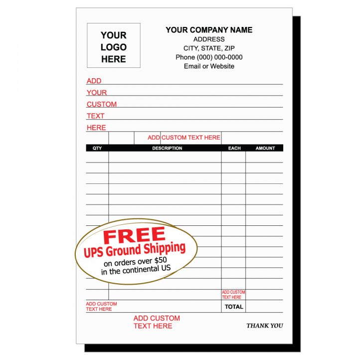 Receipt Form Templates | Sales and General Receipts | Lighthouse Printing