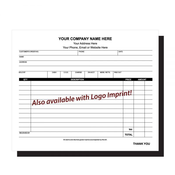 Receipt Form Templates | Sales and General Receipts | Lighthouse Printing