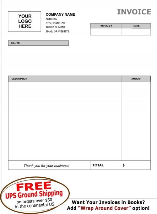 Invoice Template - add your info/logo | Lighthouse Printing