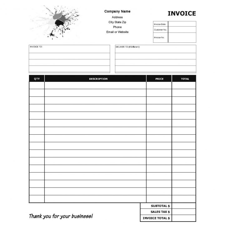 Create a Custom Invoice for Printing | Lighthouse Printing